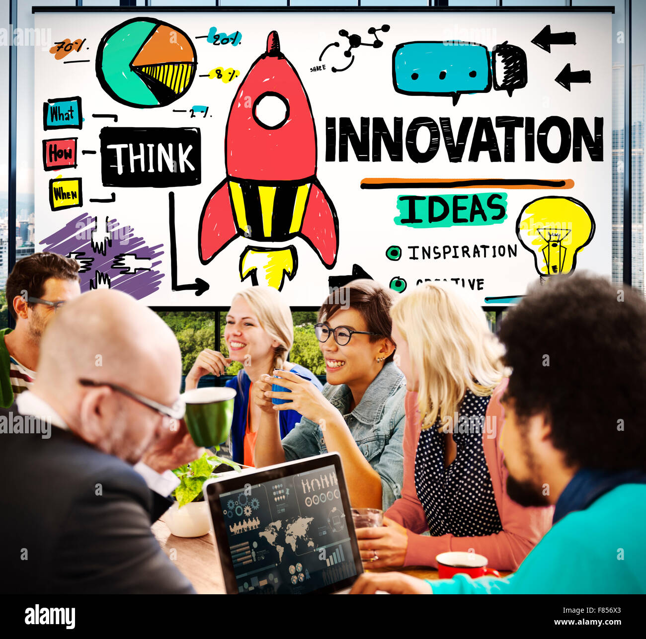 Innovation Business Plan Creativity Mission Strategy Concept Stock ...