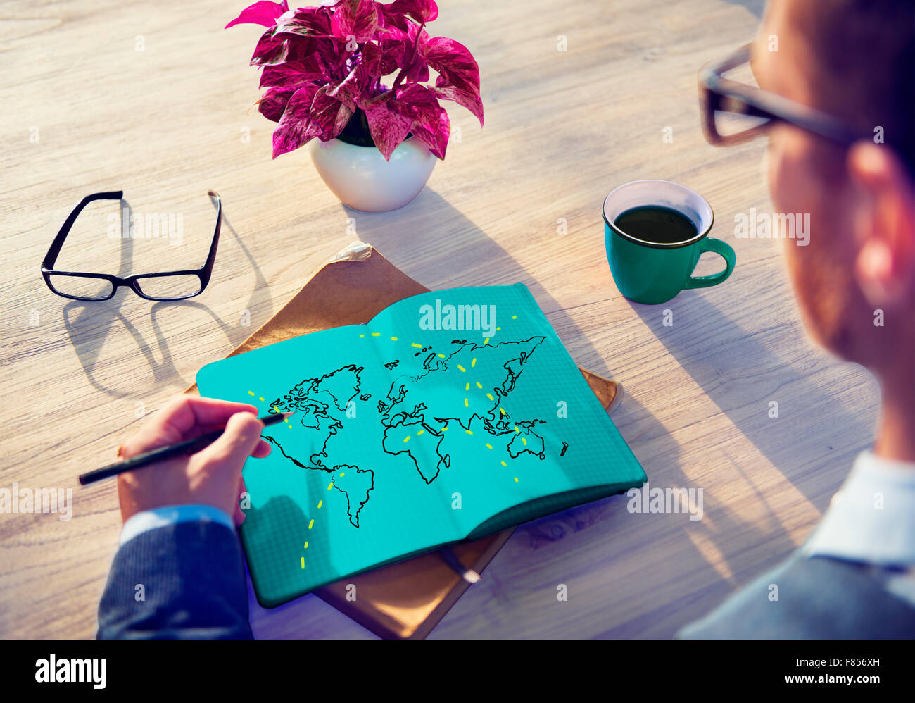 Earth world map hi-res stock photography and images - Alamy