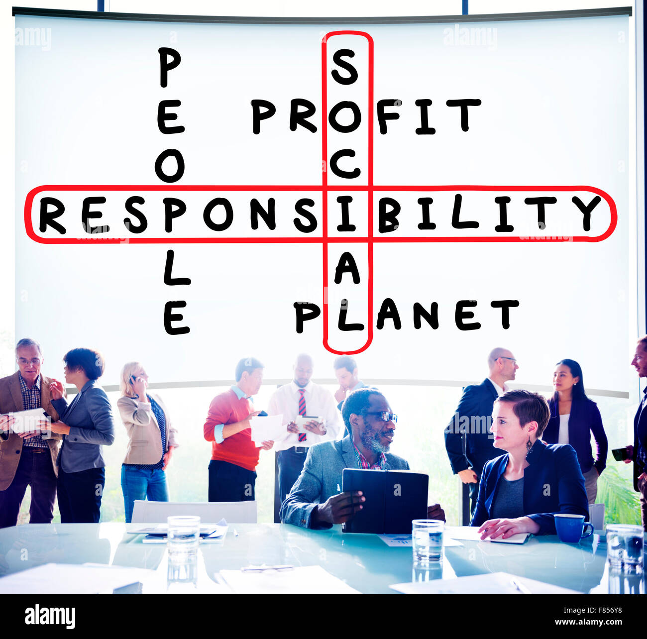 Social Responsibility Reliability Dependability Ethics Concept Stock ...
