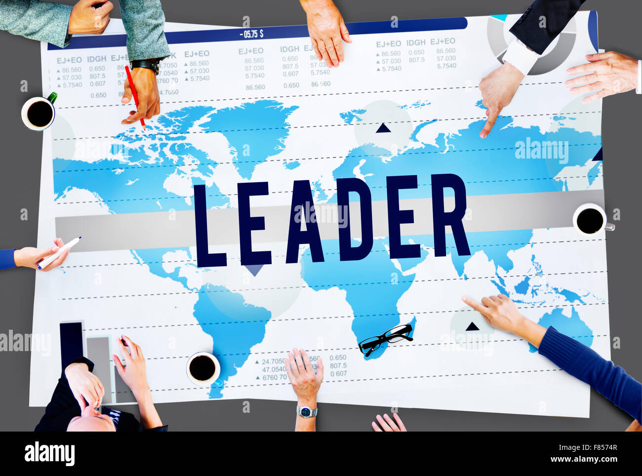 Leader Leadership Authoritarian Director Concept Stock Photo - Alamy