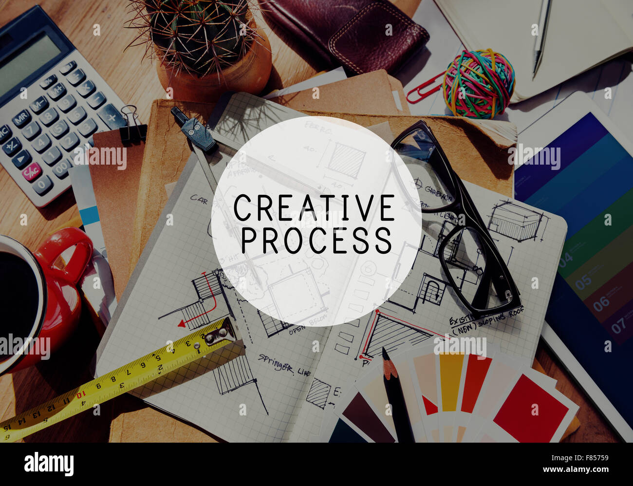 Creative Process Creativity Innovation Inspiration Concept Stock Photo ...