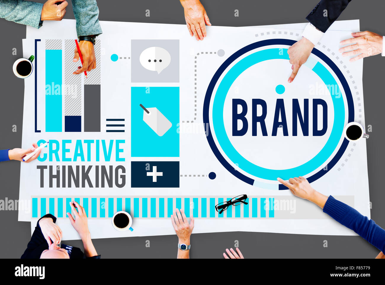Branding Marketing Advertising Identity Business Trademark Concept ...