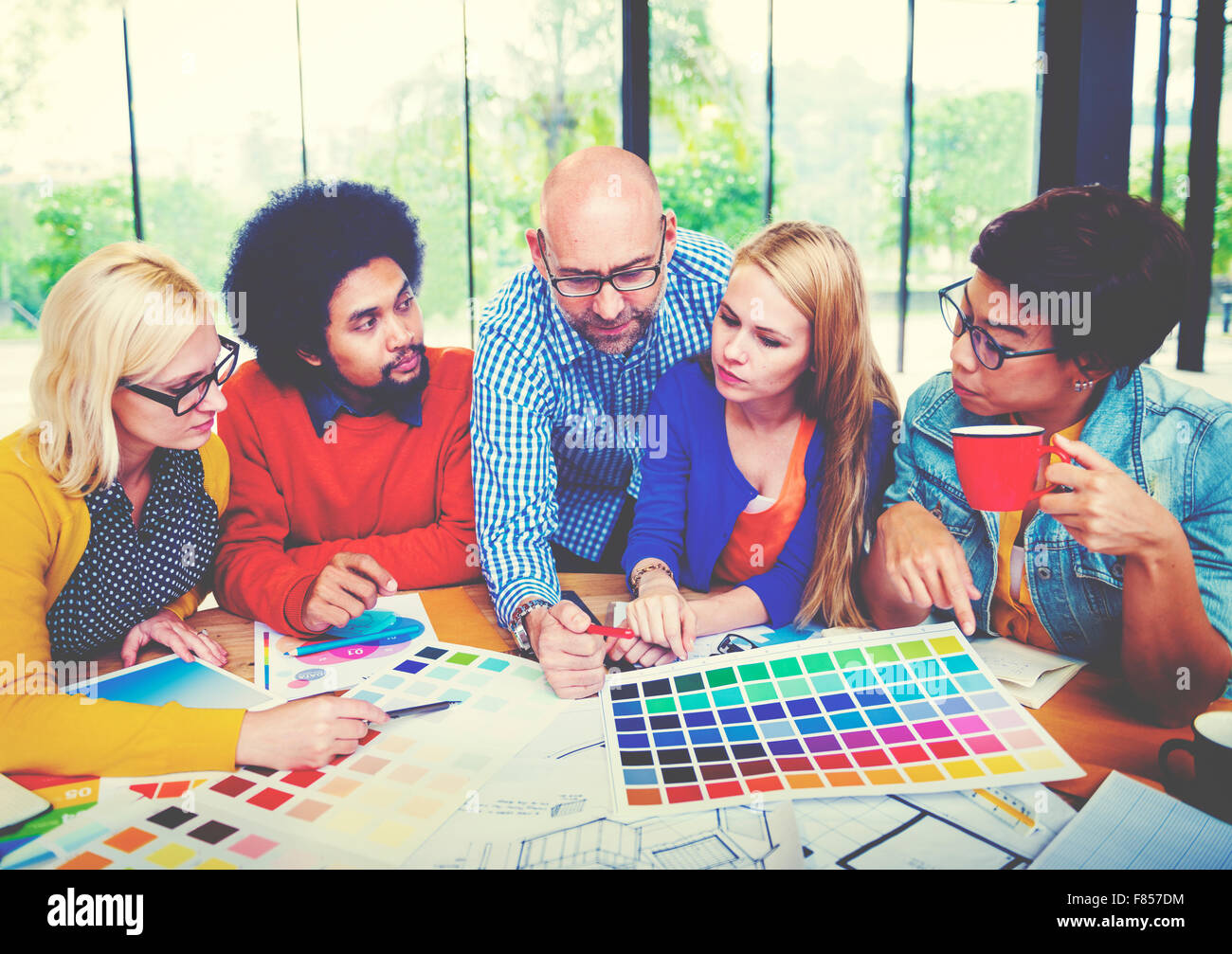 Designers Team Creative Occupation Working Planning Concept Stock Photo ...