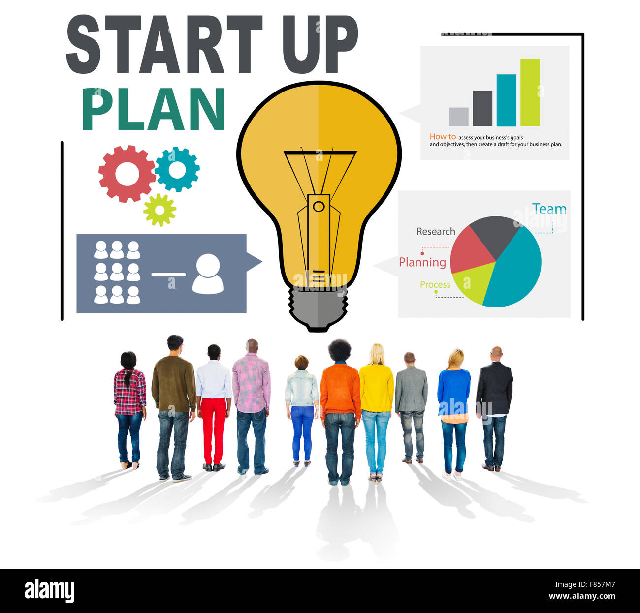 Start Up Launch Business Ideas Plan Creativity Concept Stock Photo - Alamy