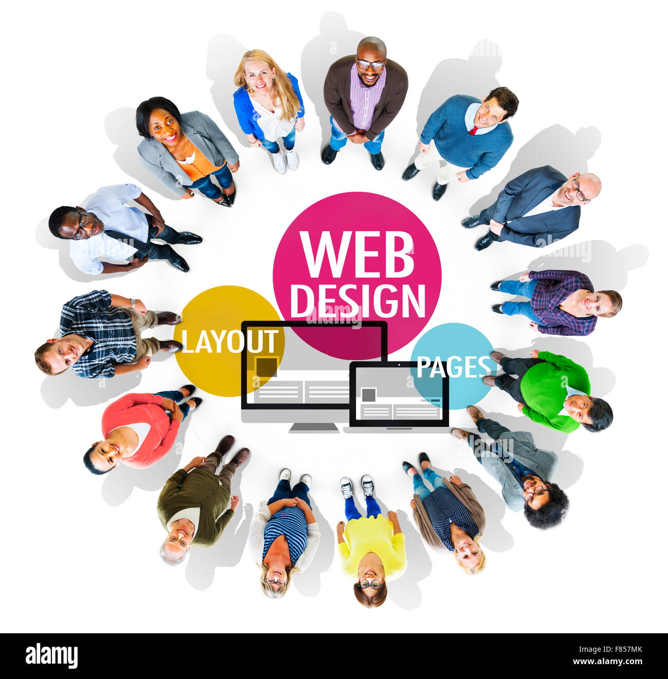 Web Design Content Creative Website Responsive Concept Stock Photo - Alamy