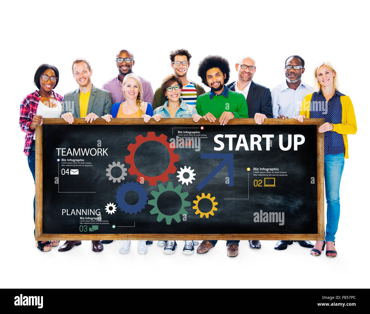 Startup cooperation Cut Out Stock Images & Pictures - Alamy