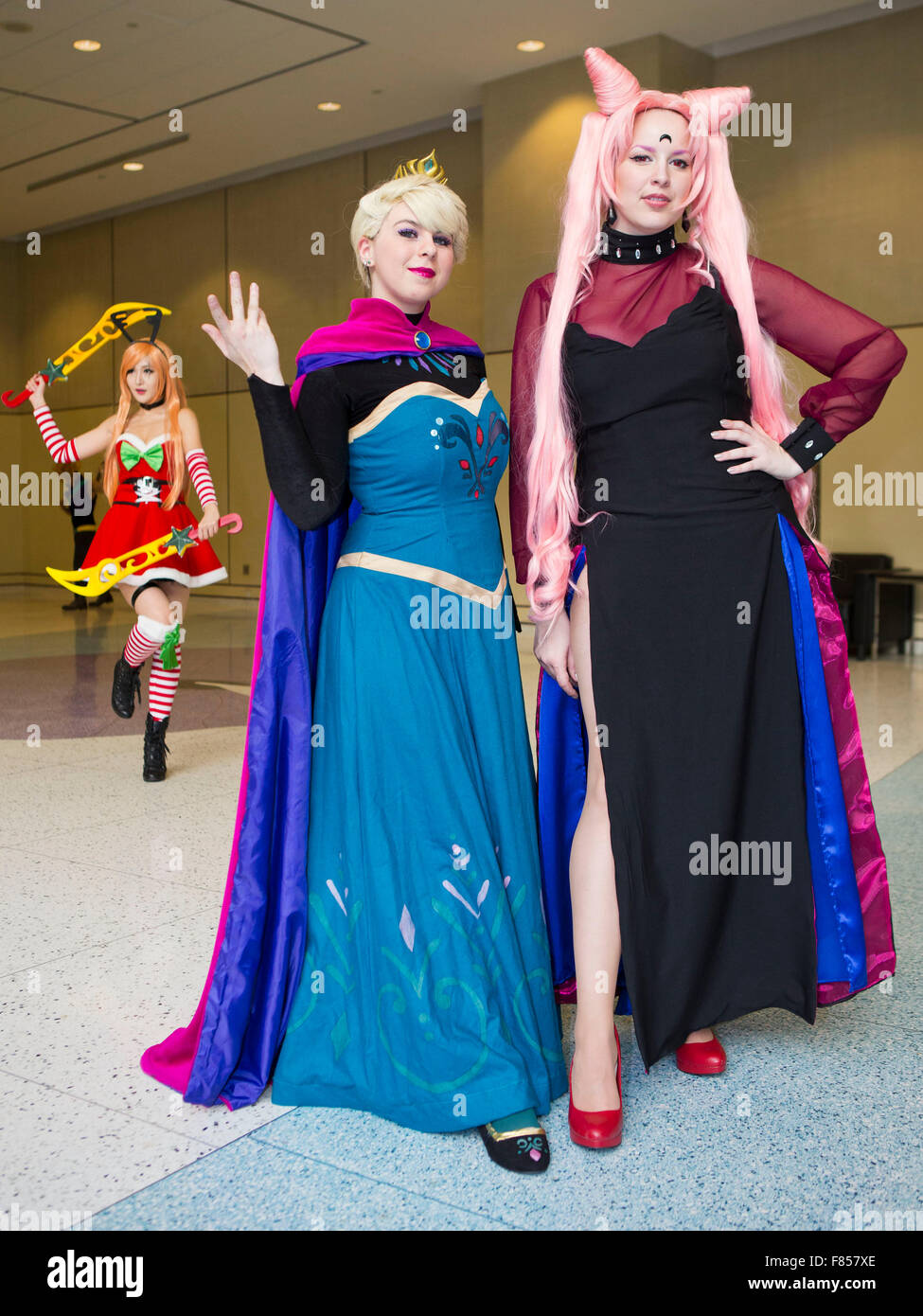 Toronto, Canada. 5th Dec, 2015. Cosplayers pose for photos during the ...