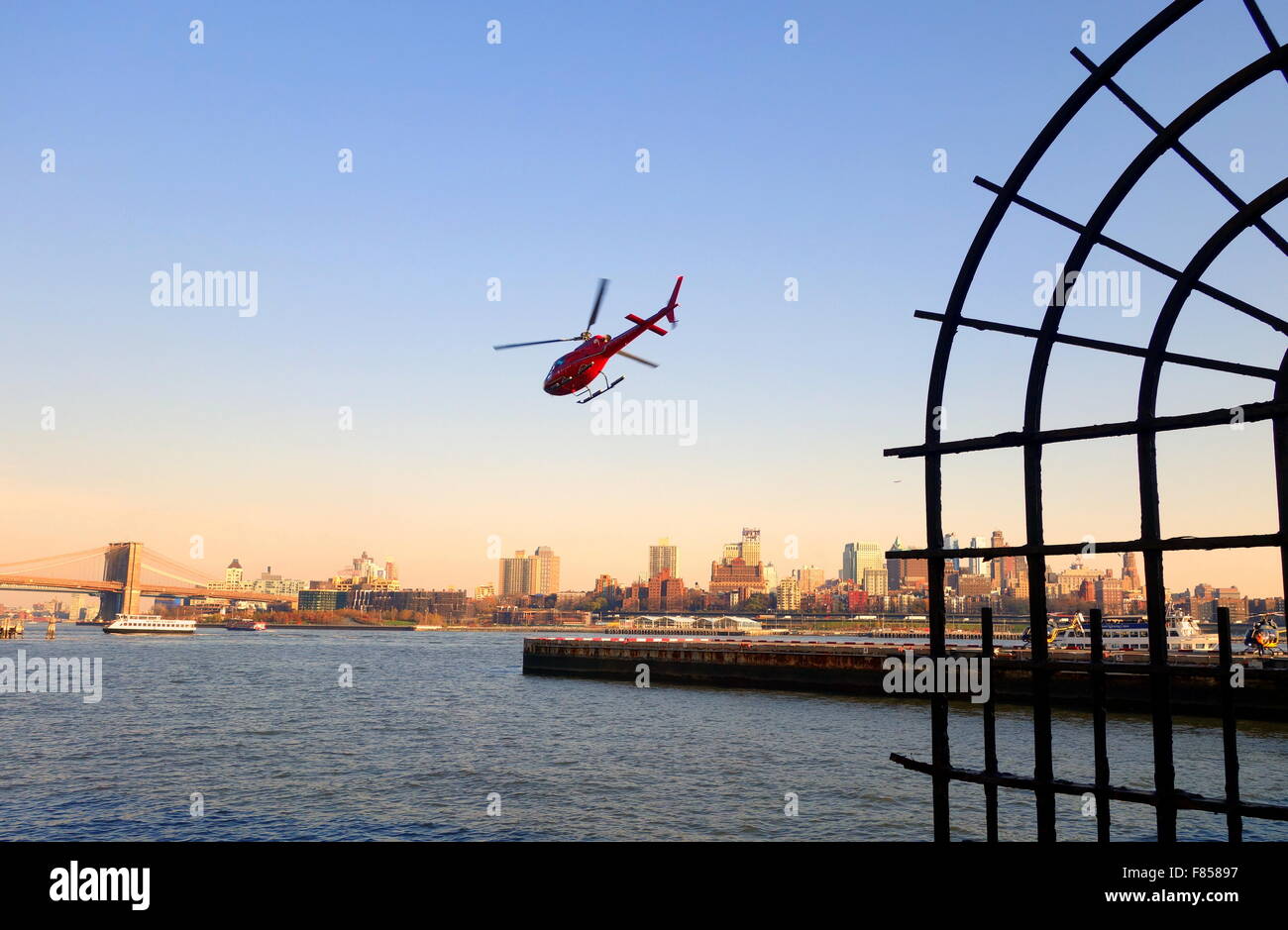 Downtown Manhattan Heliport Stock Photo - Alamy
