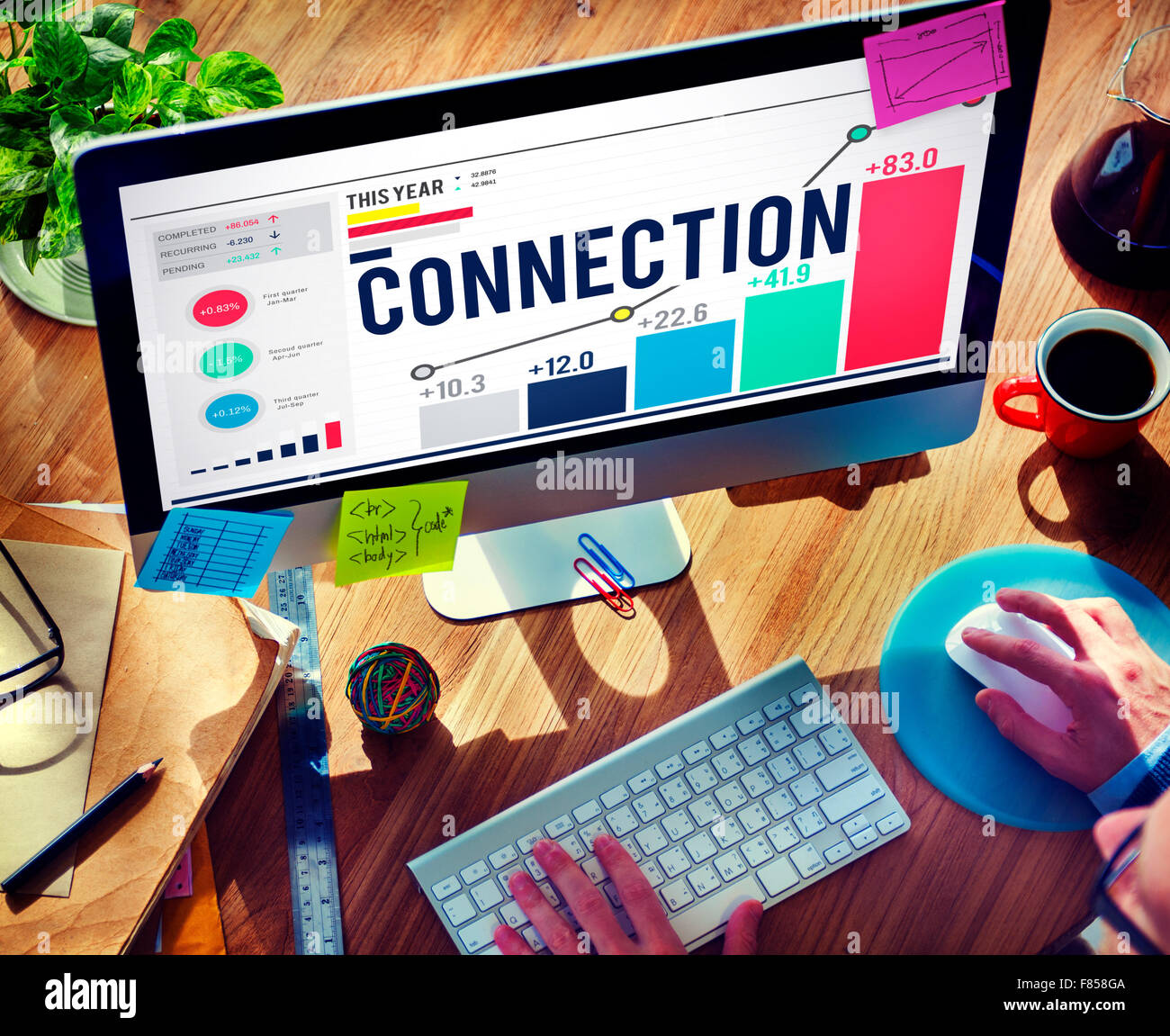 Networking Connection Global Communication Link Concept Stock Photo - Alamy
