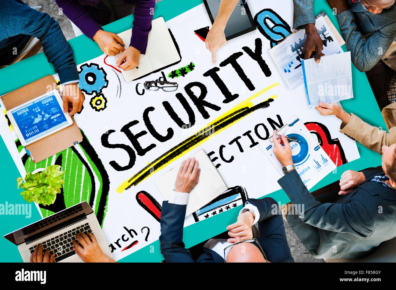 Security Shield Protection Privacy Network Concept Stock Photo - Alamy