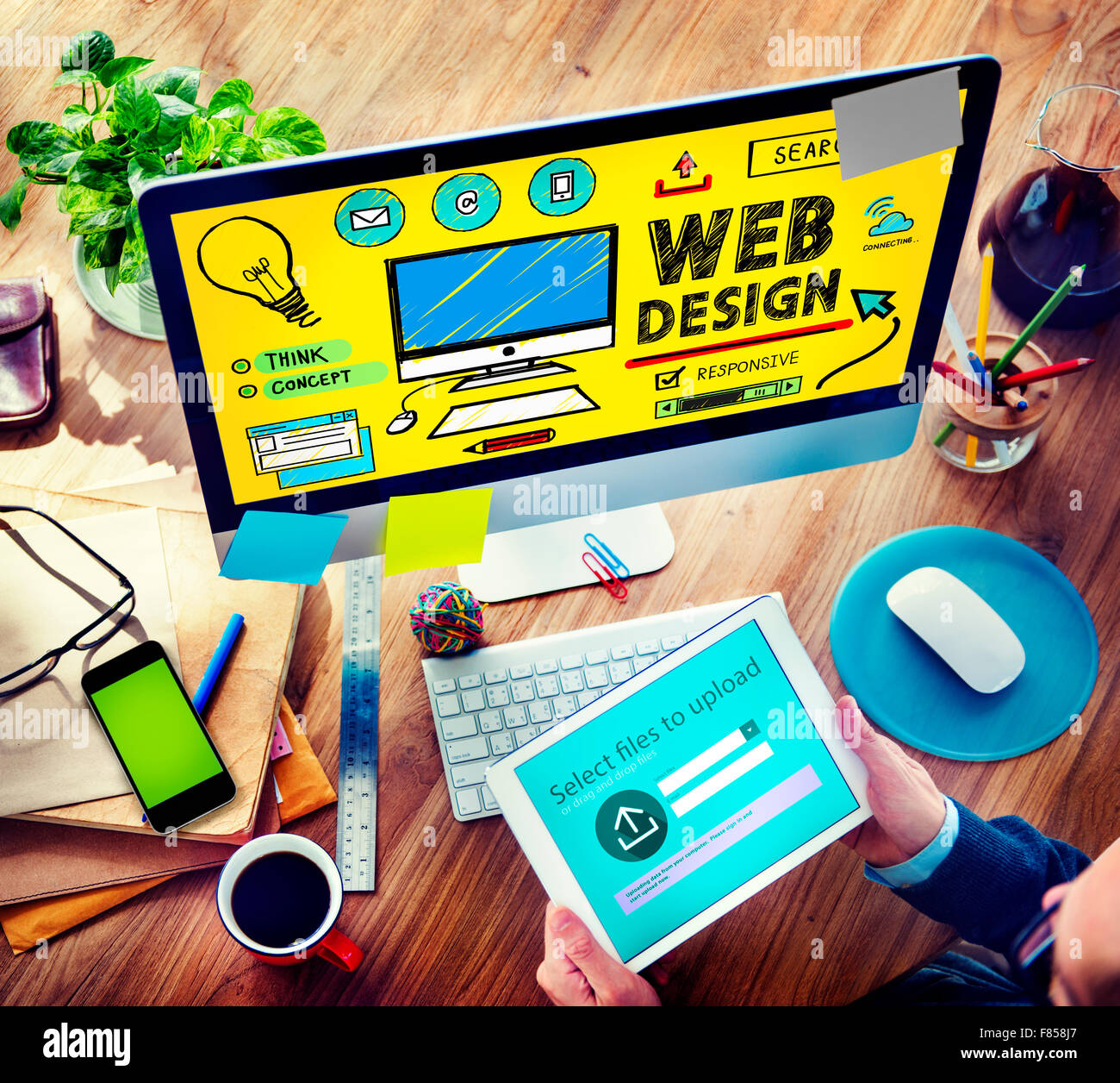 Web Design Development Style Ideas Interface Concept Stock Photo - Alamy