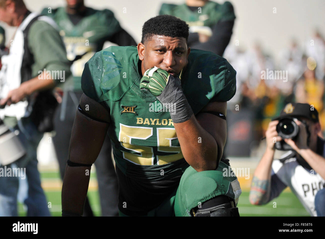 Waco, Texas, USA. 05th Dec, 2015. Baylor offensive lineman Kyle Fuller ...
