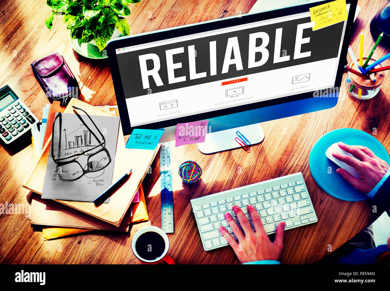 Reliable Integrity Efficiency Trust Trustworthy Concept Stock Photo - Alamy