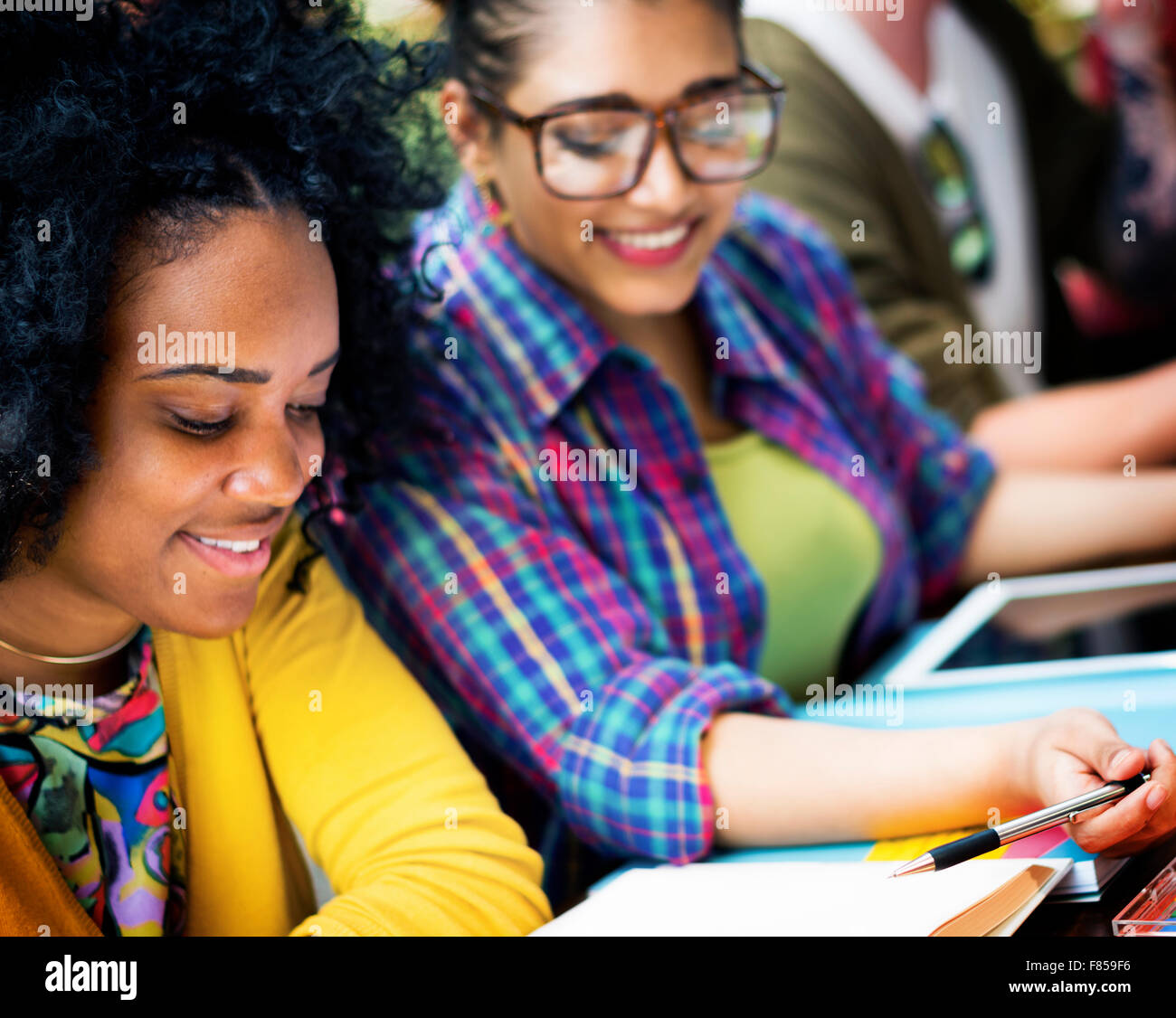 College Communication Education Planning Studying Concept Stock Photo ...