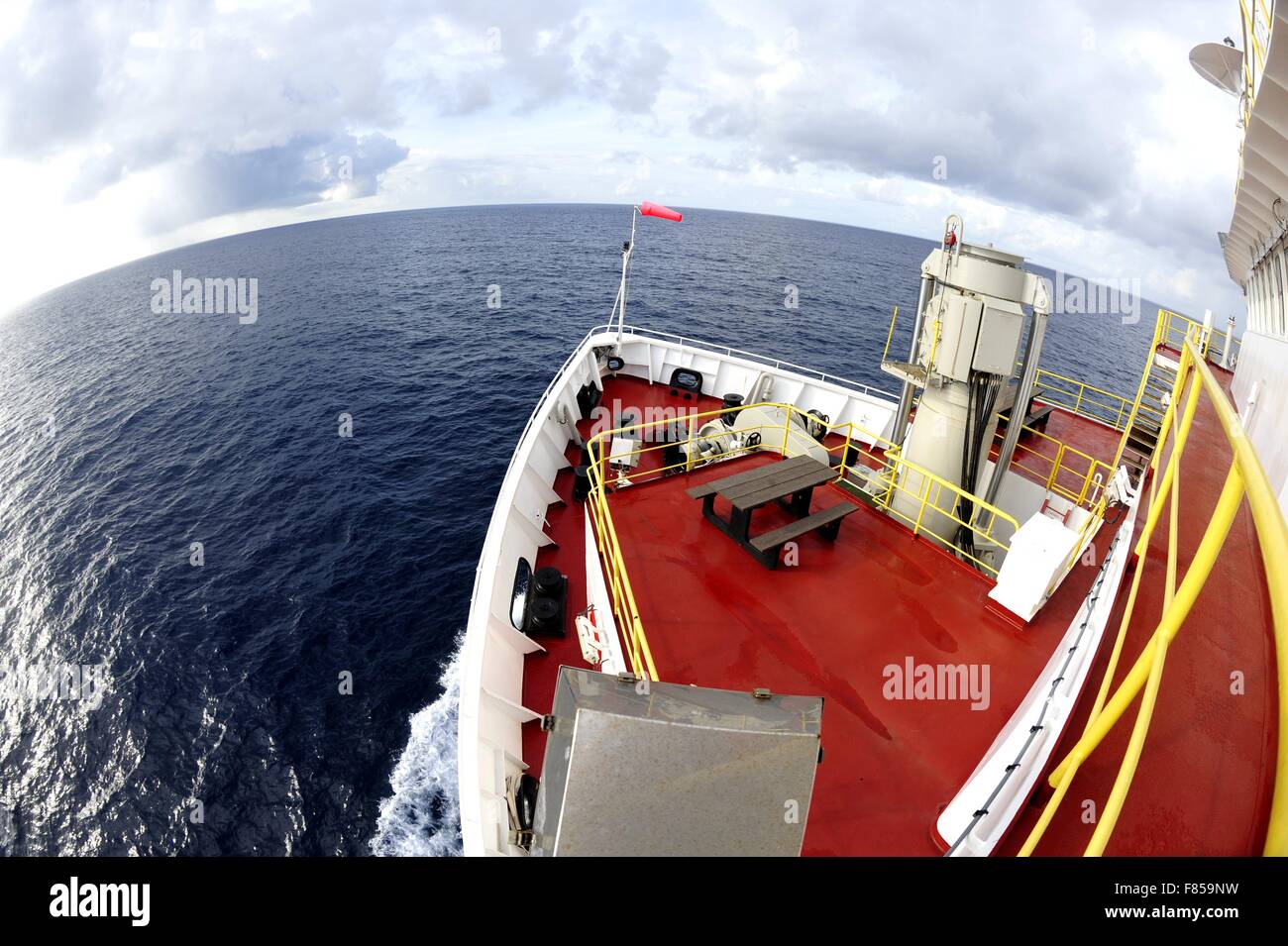 Joides Resolution. 6th Dec, 2015. U.S. drilling ship JOIDES Resolution ...