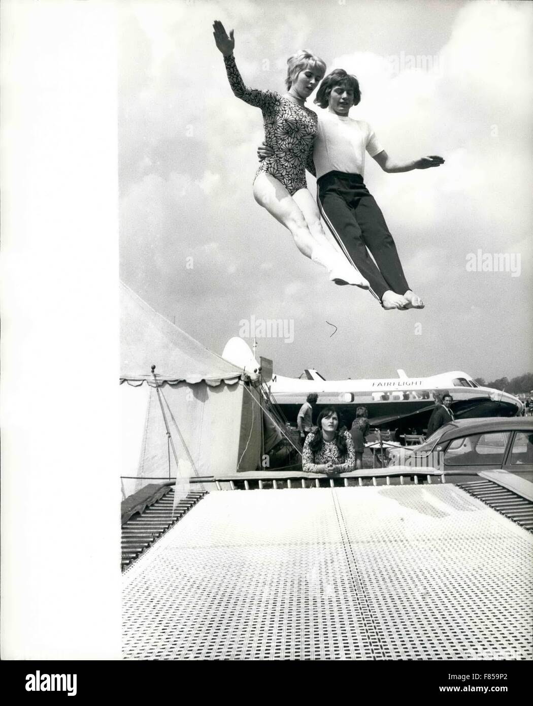 1975 - Trampoline Champions in High Spirits: 20-year old Paul Luxon ...