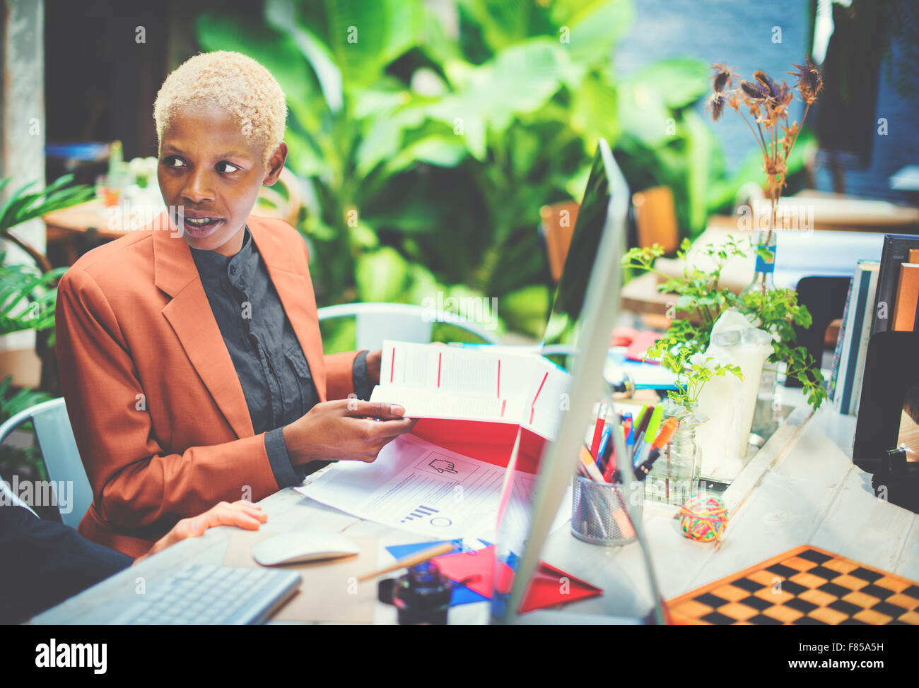 Business Meeting Conference Seminar Working Team Concept Stock Photo ...