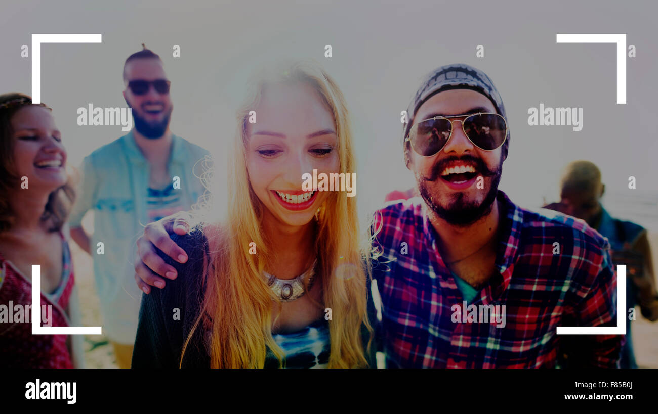 Camera Focus Frame Border Copy Space Concept Stock Photo - Alamy