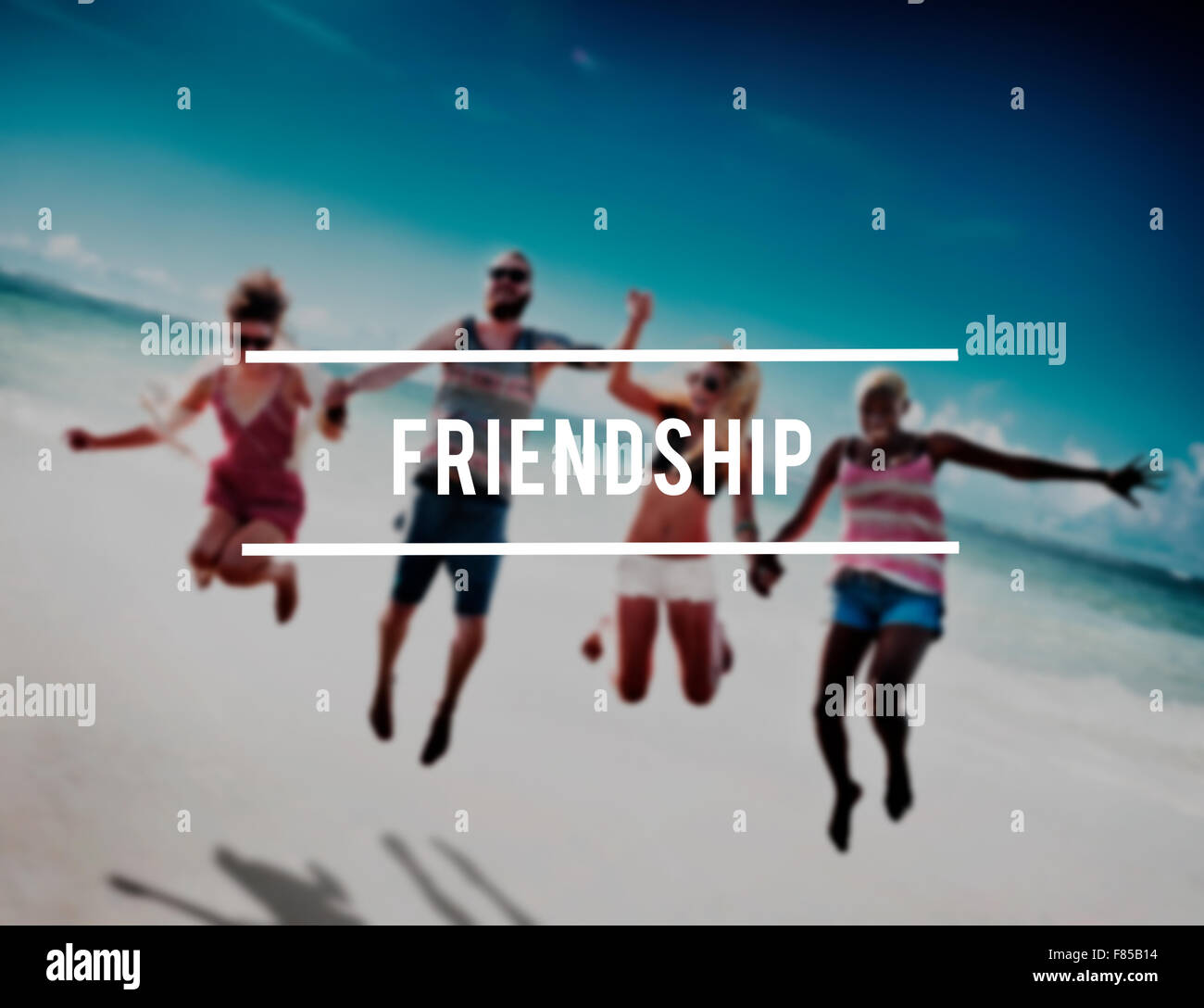 Friends Friendship Companionship Fellowship Togetherness Concept Stock ...