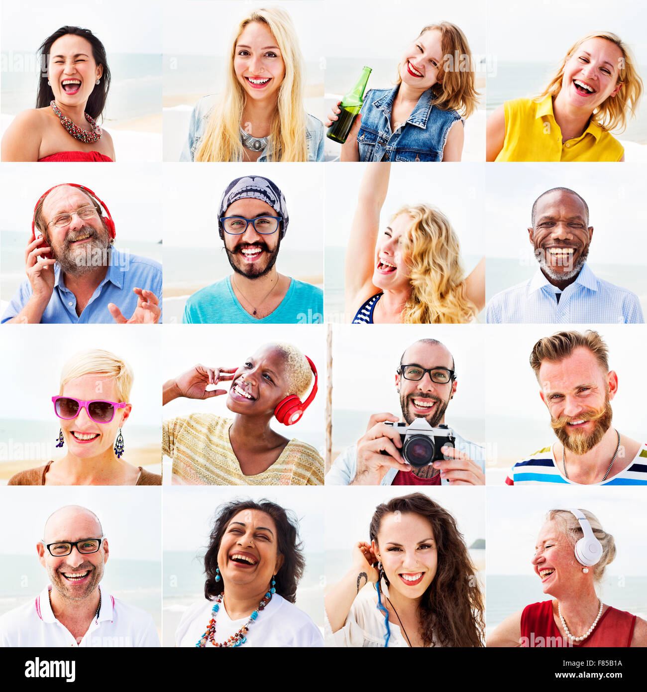Friends Friendship Portrait Togetherness Fun Concept Stock Photo - Alamy