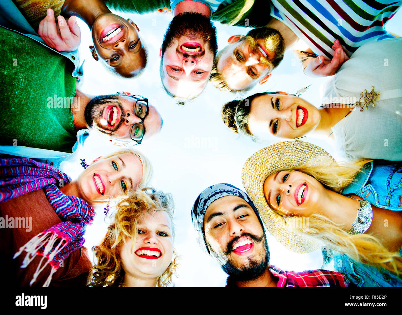 Friends Friendship Leisure Vacation Togetherness Fun Concept Stock ...