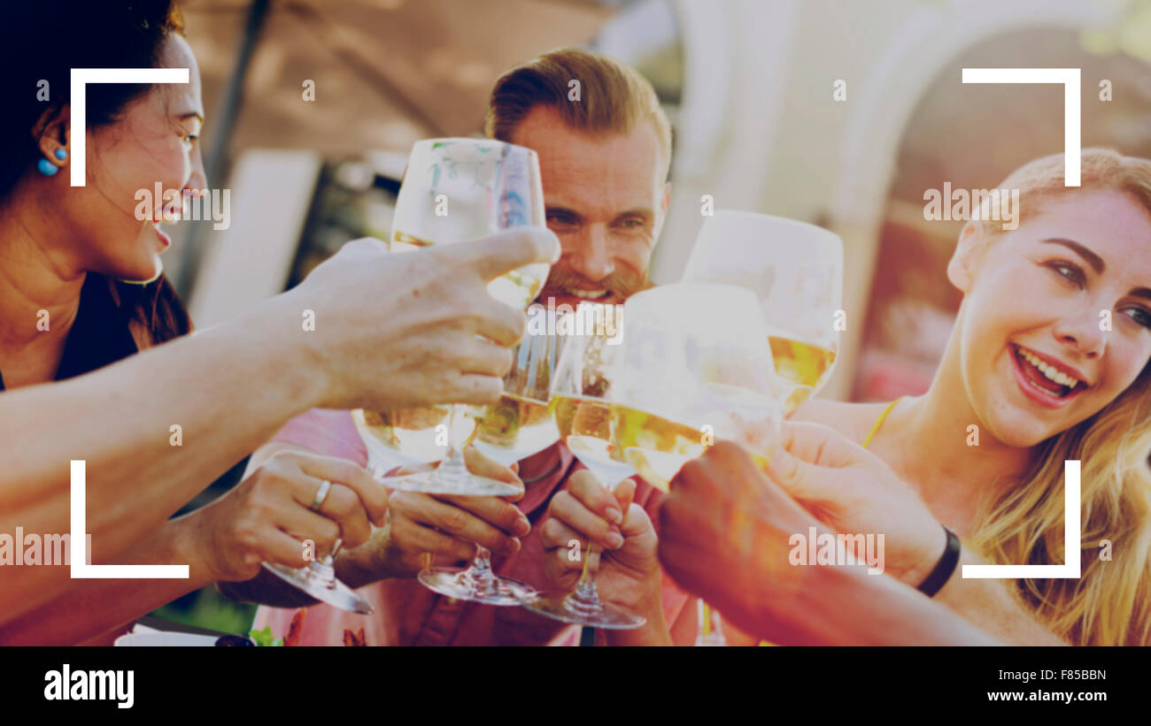 Camera Focus Frame Border Copy Space Concept Stock Photo - Alamy