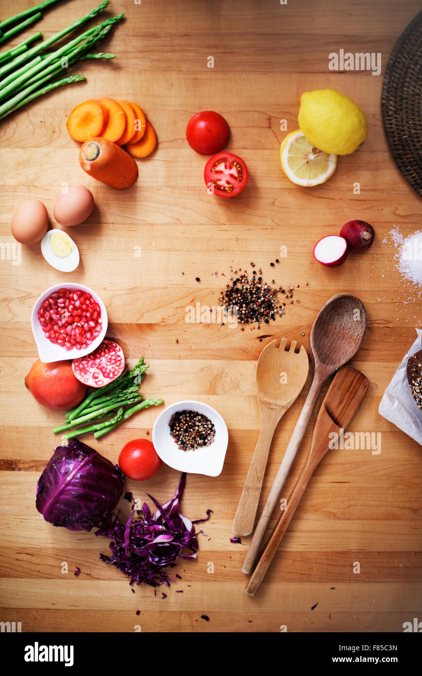 Cooking Preparation Culinary Ingredient Kitchen Concept Stock Photo - Alamy