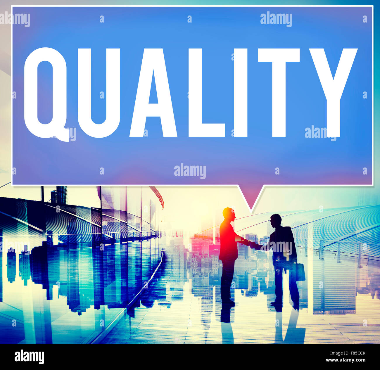 Quality Grade Level Guarantee Value Status Concept Stock Photo - Alamy