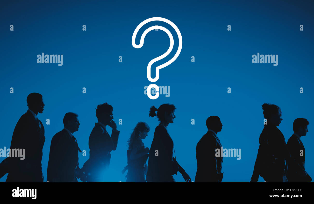 Question Mark Asking Confusion Thought Help FAQ Concept Stock Photo - Alamy