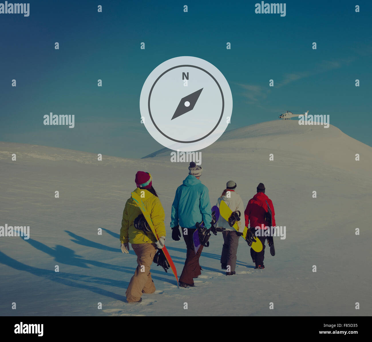 Compass Direction Navigation Adventure Instrument Concept Stock Photo ...