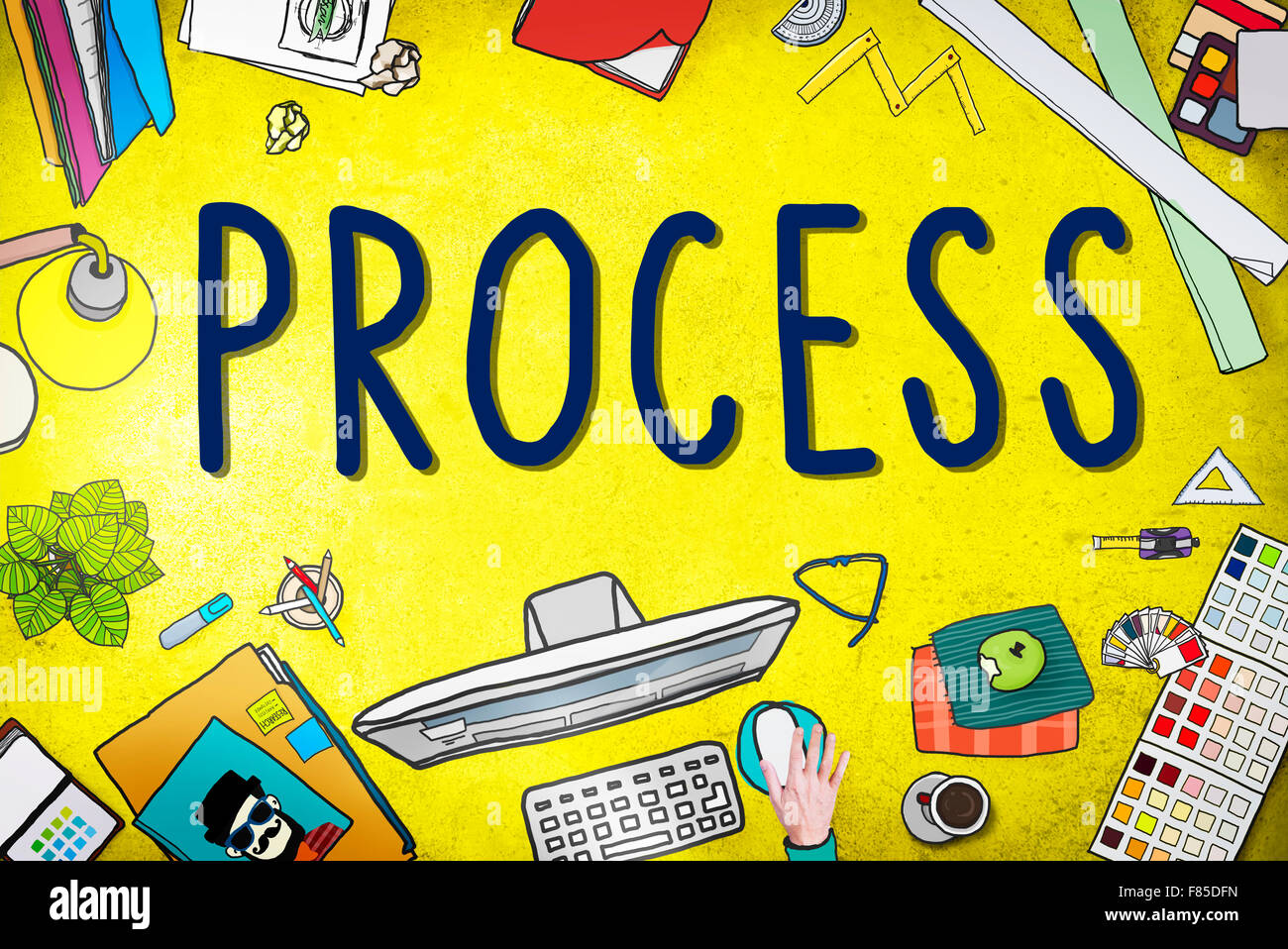 Process System Method Procedure Operation Concept Stock Photo - Alamy