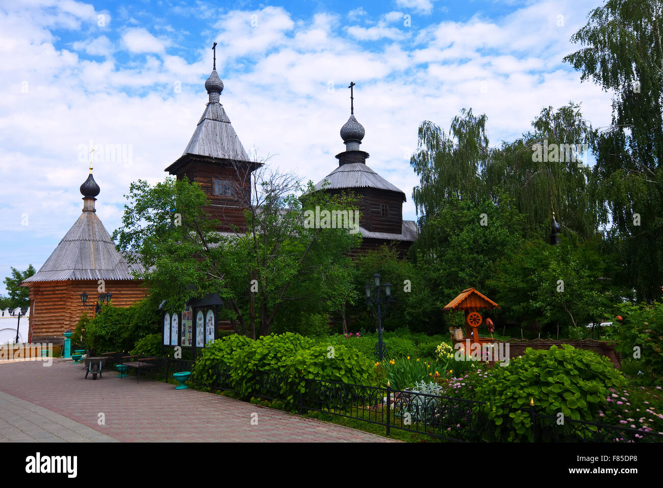 The wooden church of St. Sergius of Radonezh in Trinity Monastery ...