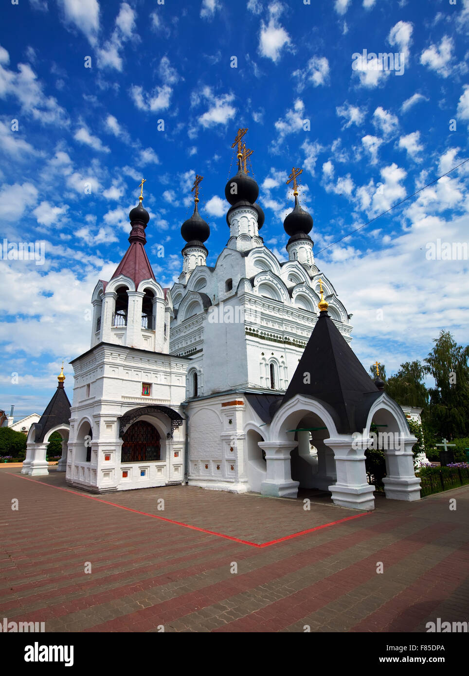 Troitskaya church at Holy Trinity Monastery at Murom in summer. Russia ...