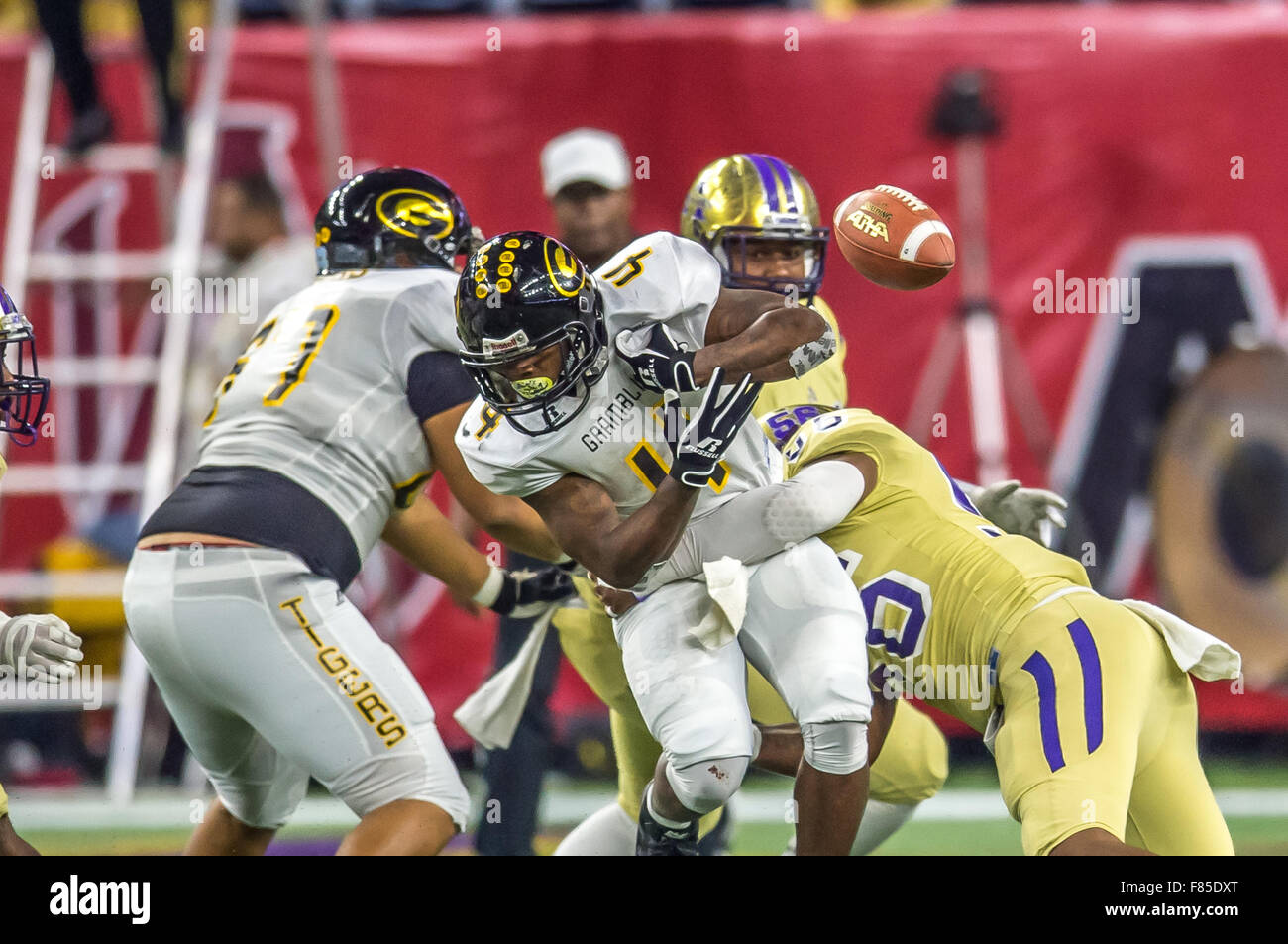 December 5, 2015 - Grambling State Tigers wide receiver Martez Carter ...