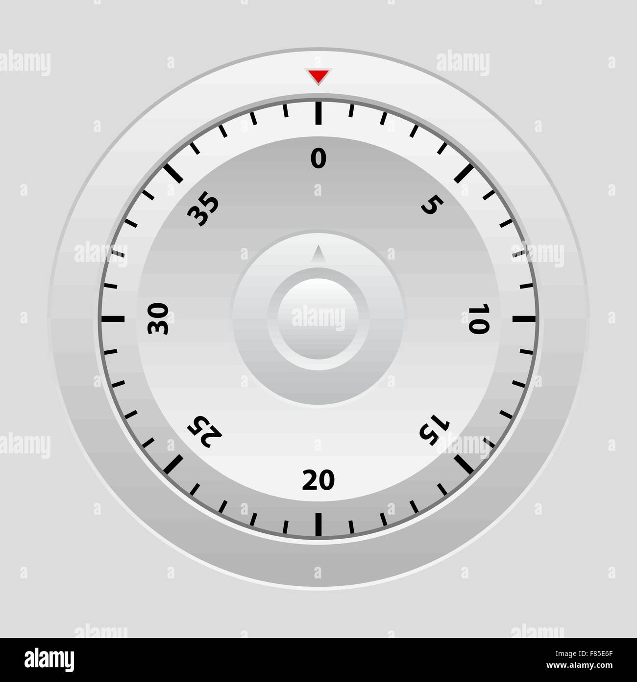 Combination lock on grey background. Vector illustration Stock Vector ...