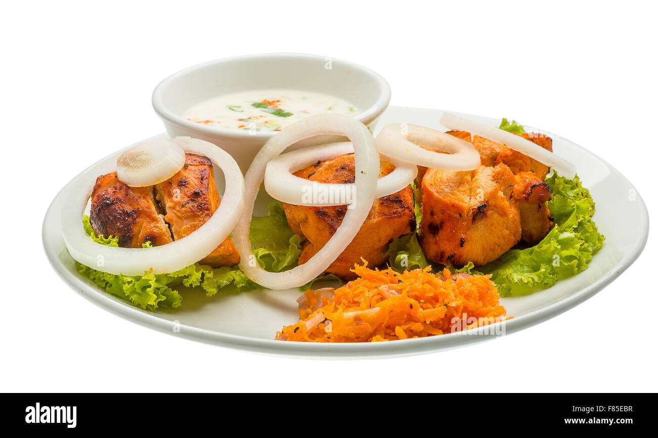 Indian kebabs Cut Out Stock Images & Pictures - Alamy