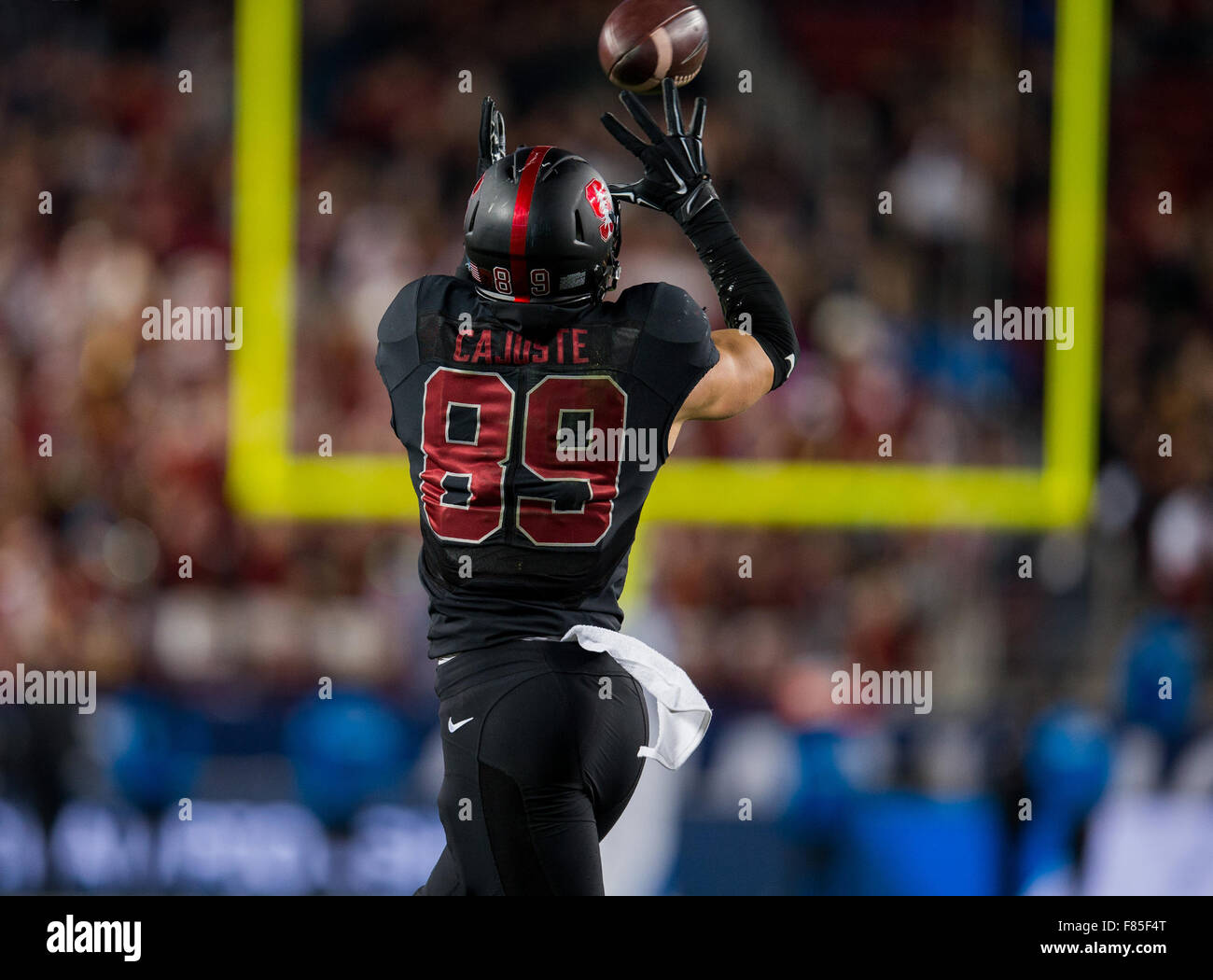 Los Angeles, CA, USA. 05th Dec, 2015. Stanford Cardinal wide receiver ...