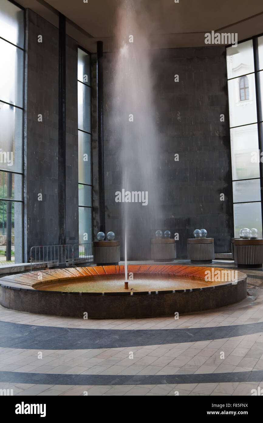 warm-water mineral spring in Karlovy Vary Stock Photo - Alamy