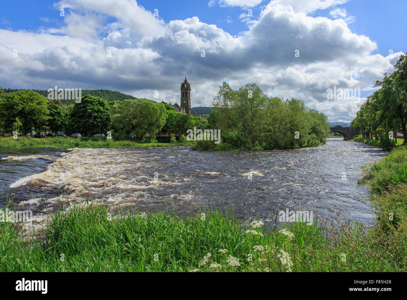Peebles, in the Borders of Scotland Stock Photo - Alamy