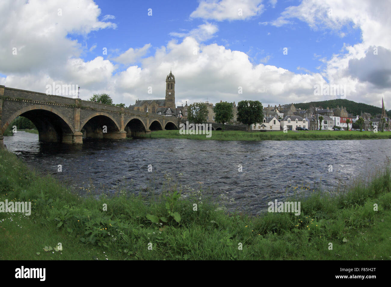 Peebles, in the Borders of Scotland Stock Photo - Alamy