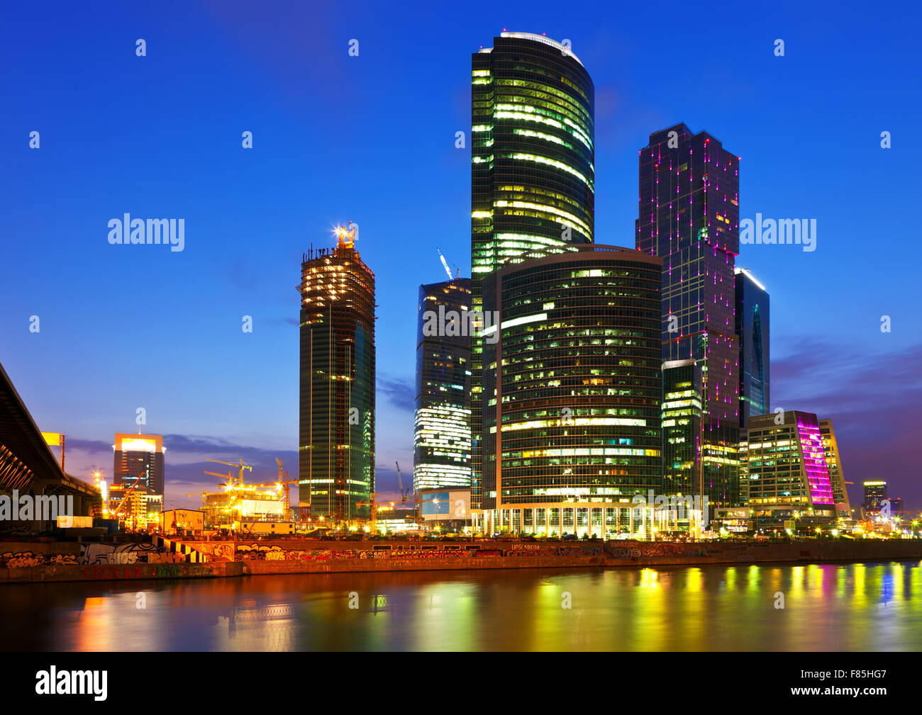 Moscow-city business center, Russia Stock Photo - Alamy