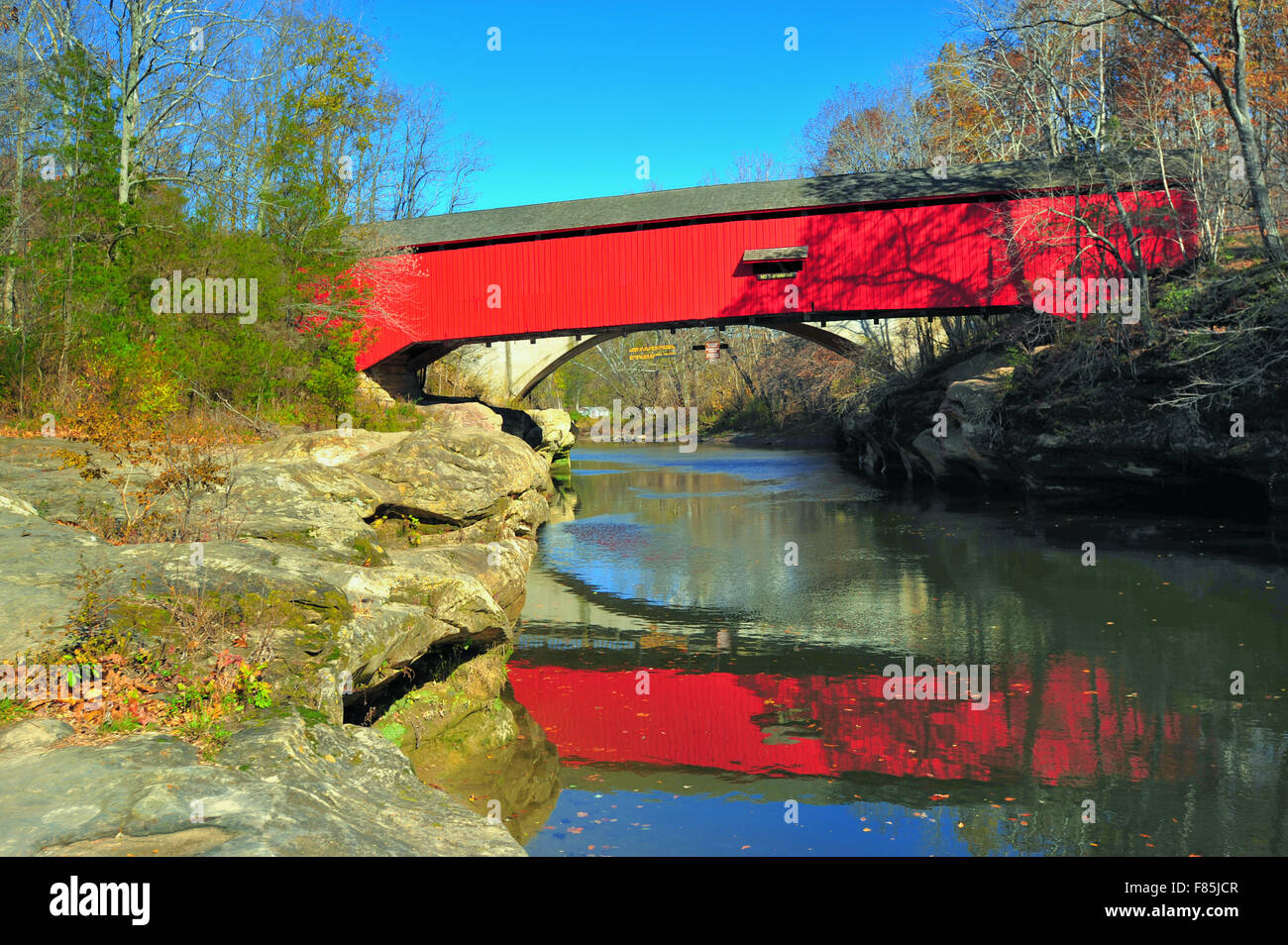 Parke County Indiana Covered Bridges High Resolution Stock Photography ...