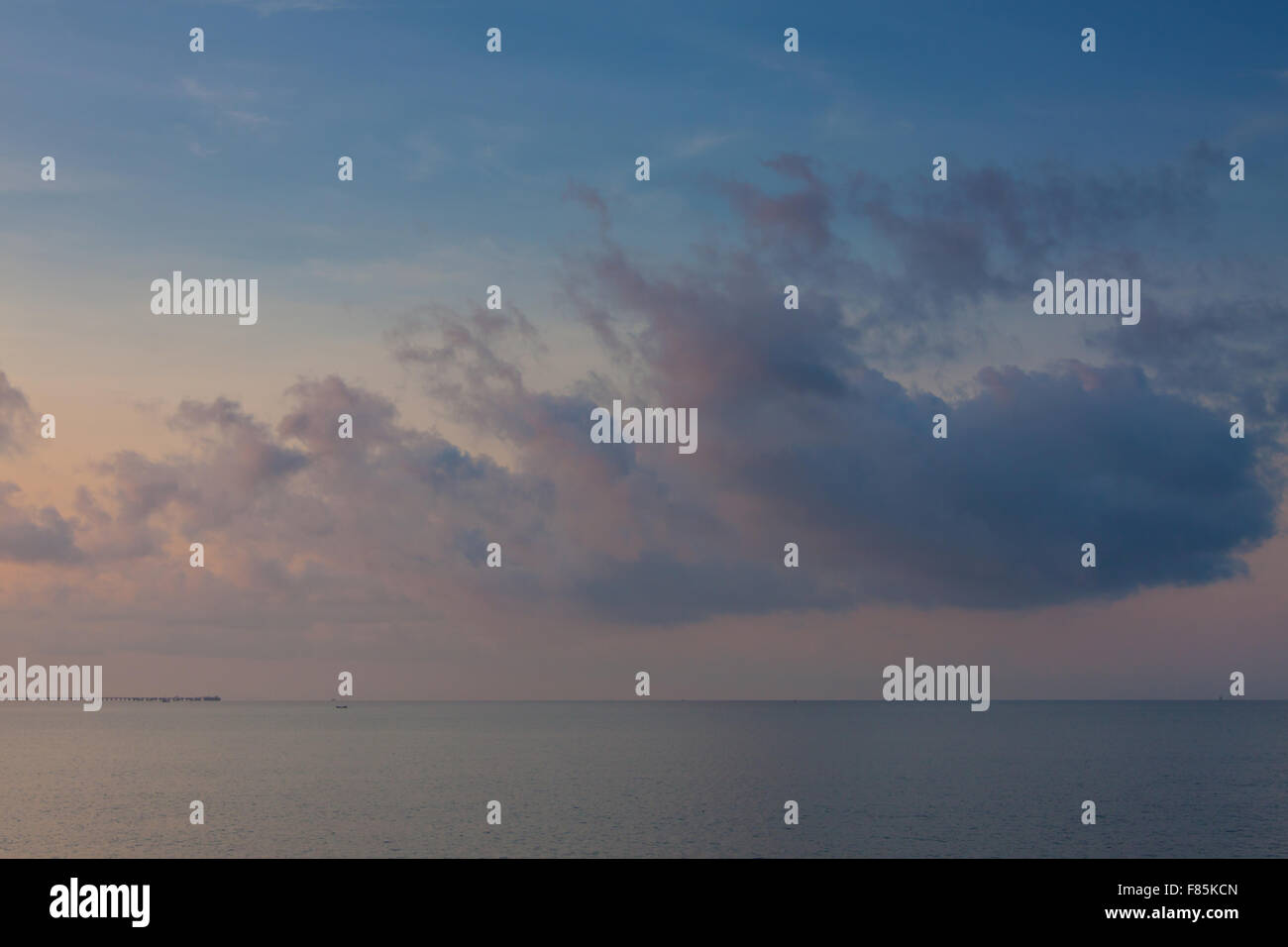 sky with clouds and sea Stock Photo - Alamy