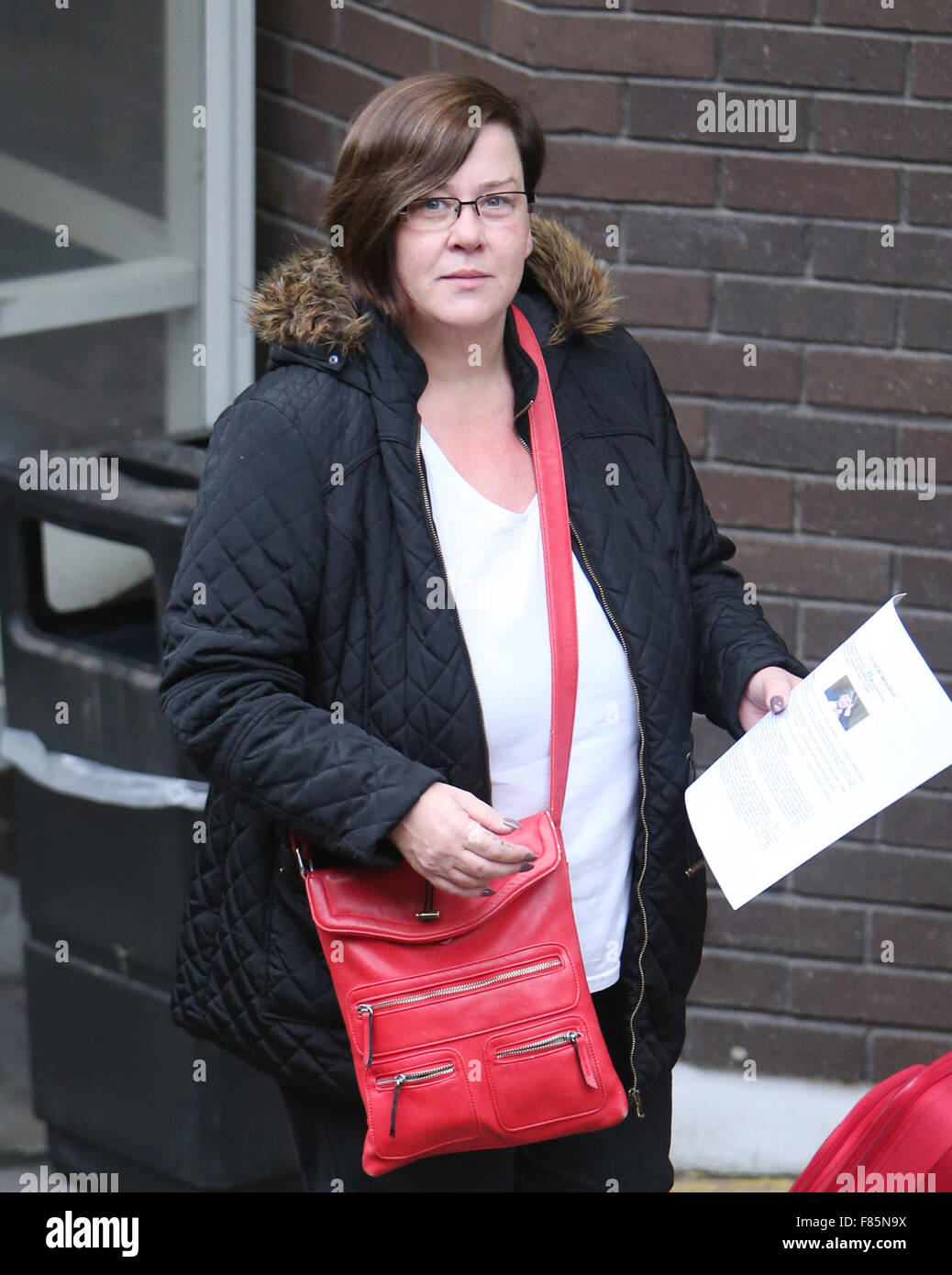 White Dee outside ITV Studios Featuring: White Dee Where: London ...