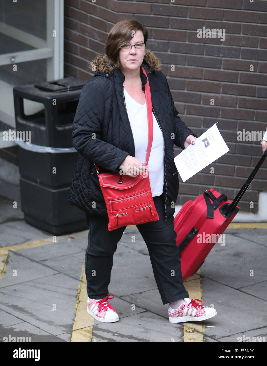 White Dee outside ITV Studios Featuring: White Dee Where: London ...