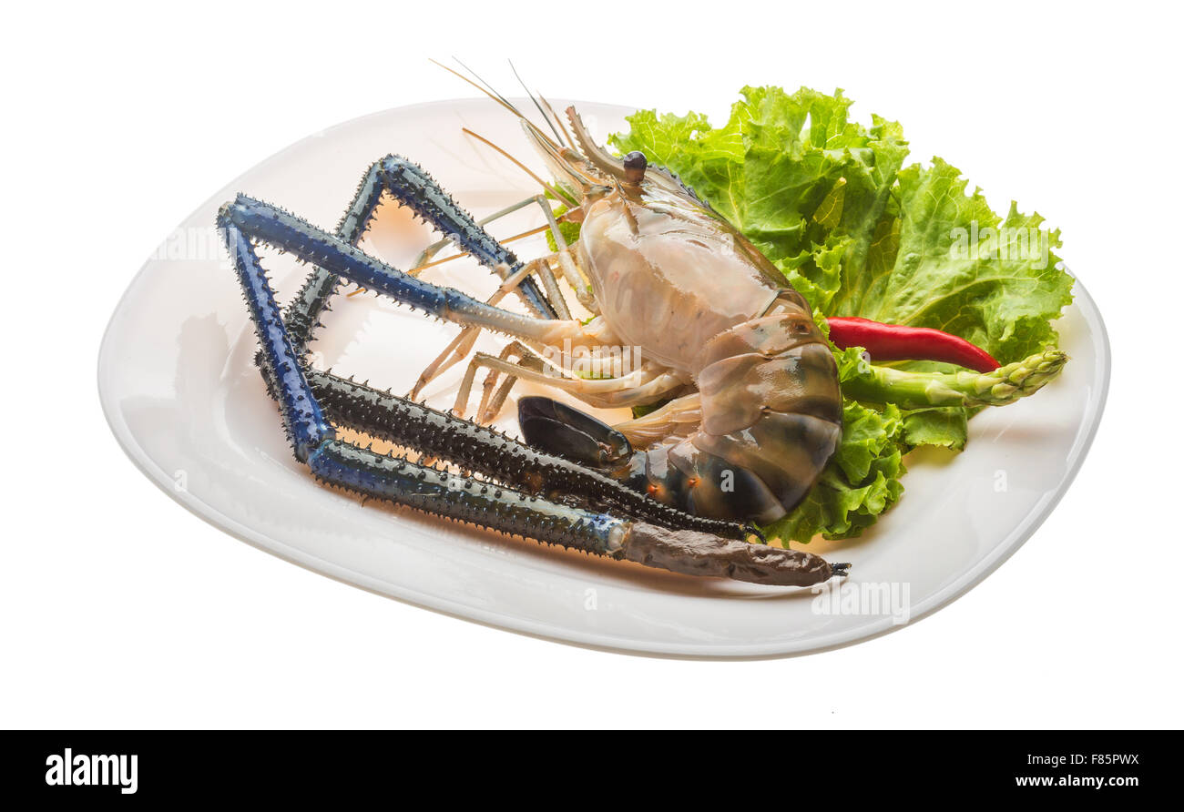 Big Freshwater prawn ready for cooking Stock Photo - Alamy