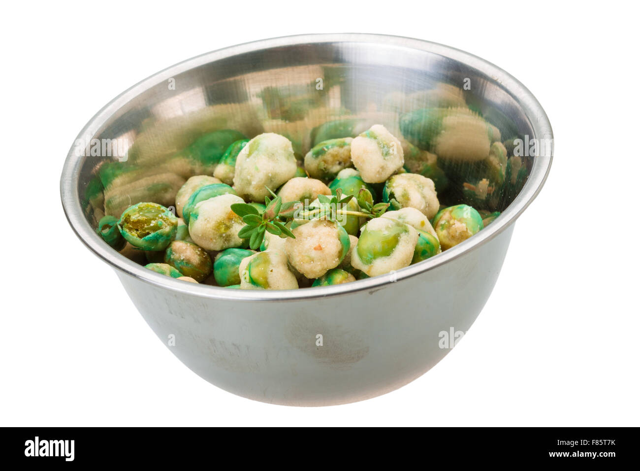Crispy green peas isolated Stock Photo - Alamy