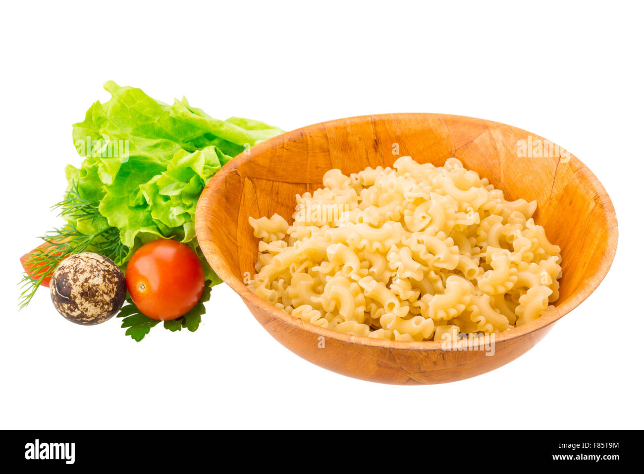 Raw pasta - macaroni Stock Photo - Alamy