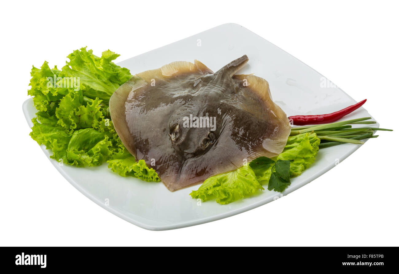 Raw Batoidea ready for cooking Stock Photo - Alamy