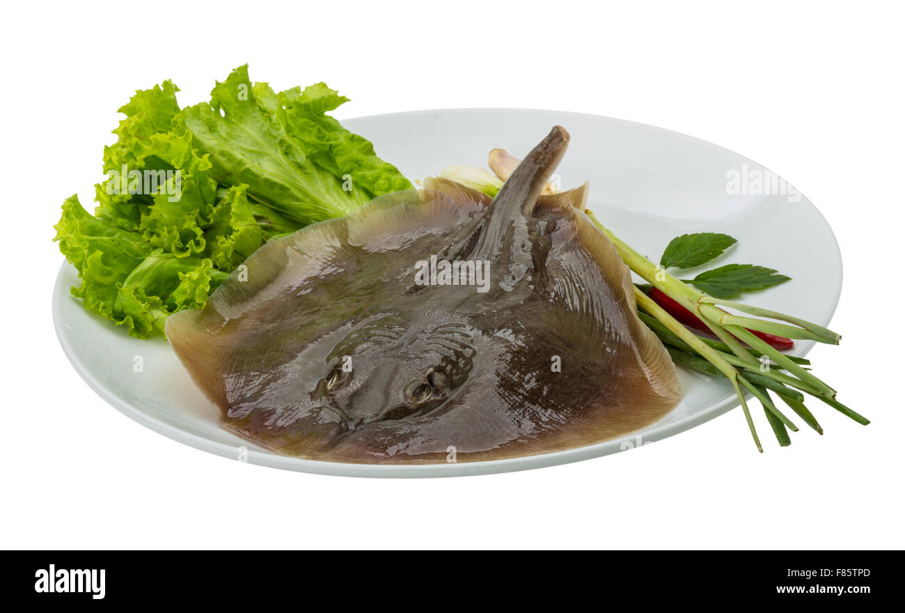Raw Batoidea ready for cooking Stock Photo - Alamy